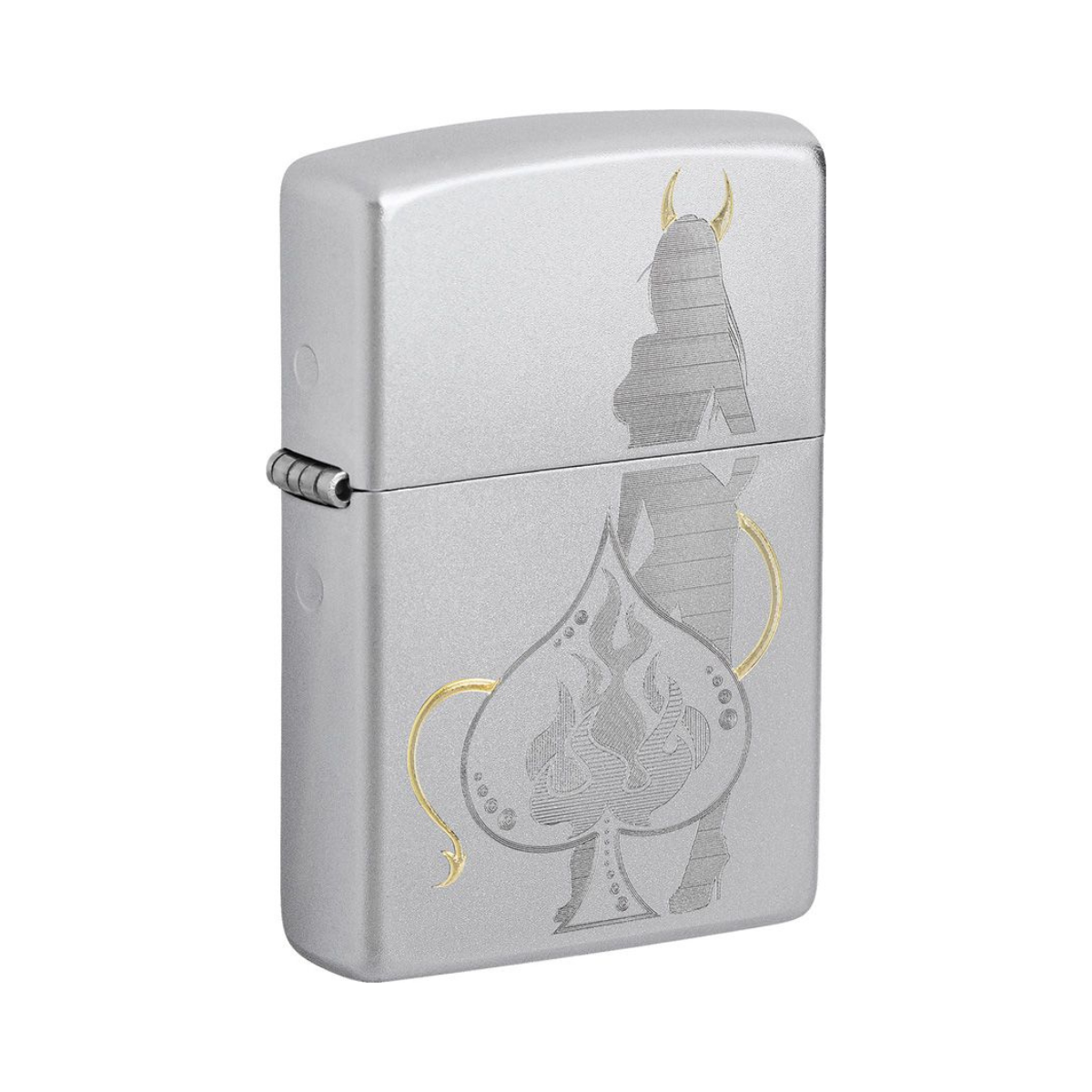 Devilish Ace Lighter with 1 Engraving