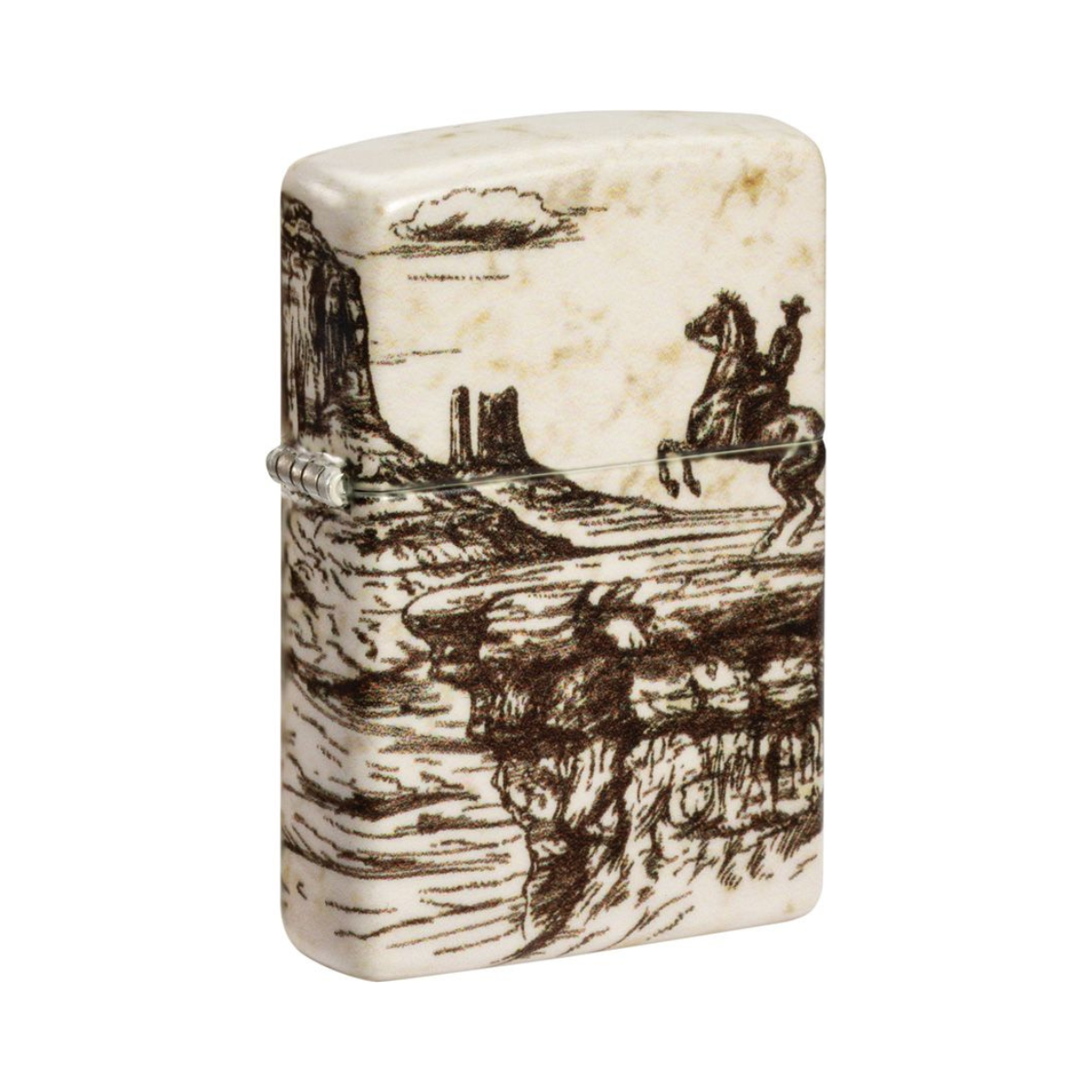 Western Design Lighter with 1 Engraving