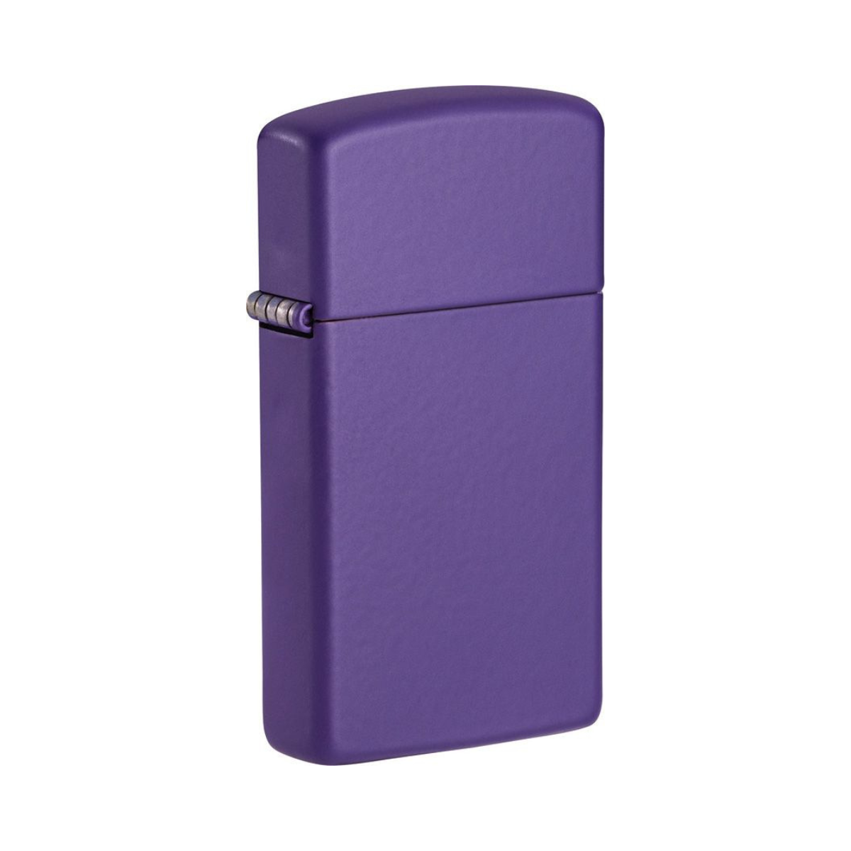 Slim Purple Matte Lighter with 1 Engraving