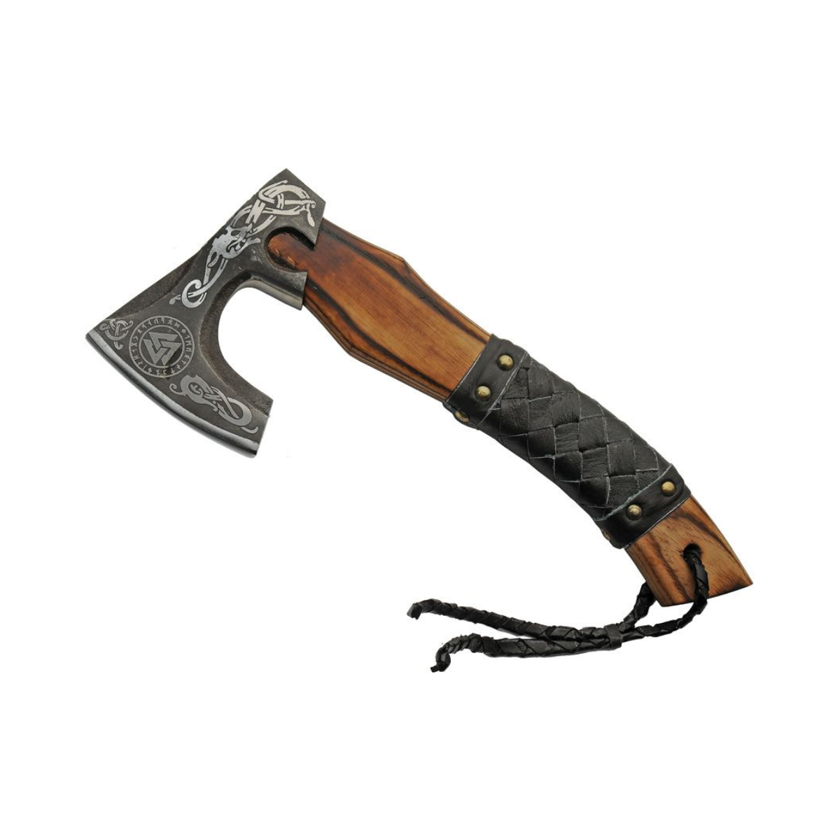 Nordic Throwing Axe with 1 Location Engraved with 1 Engraving