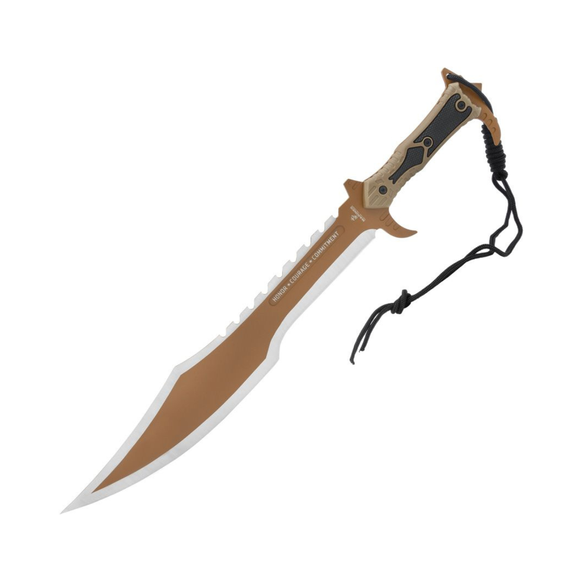 USMC Desert Ops Spartan Sword with 1 Location Engraved with 1 Engraving